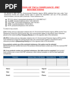 PFAS Reporting Declaration Under TSCA | PDF | Chemical Substances ...