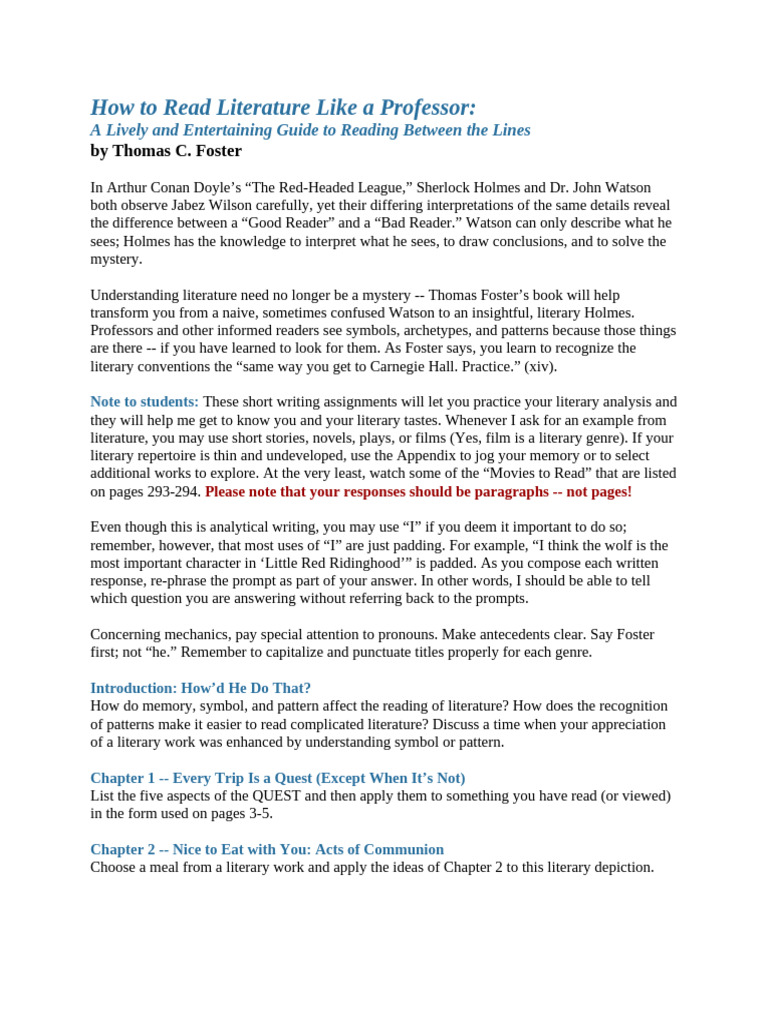 Mastering Literary Analysis Techniques | PDF | Dr. Watson | Sherlock Holmes