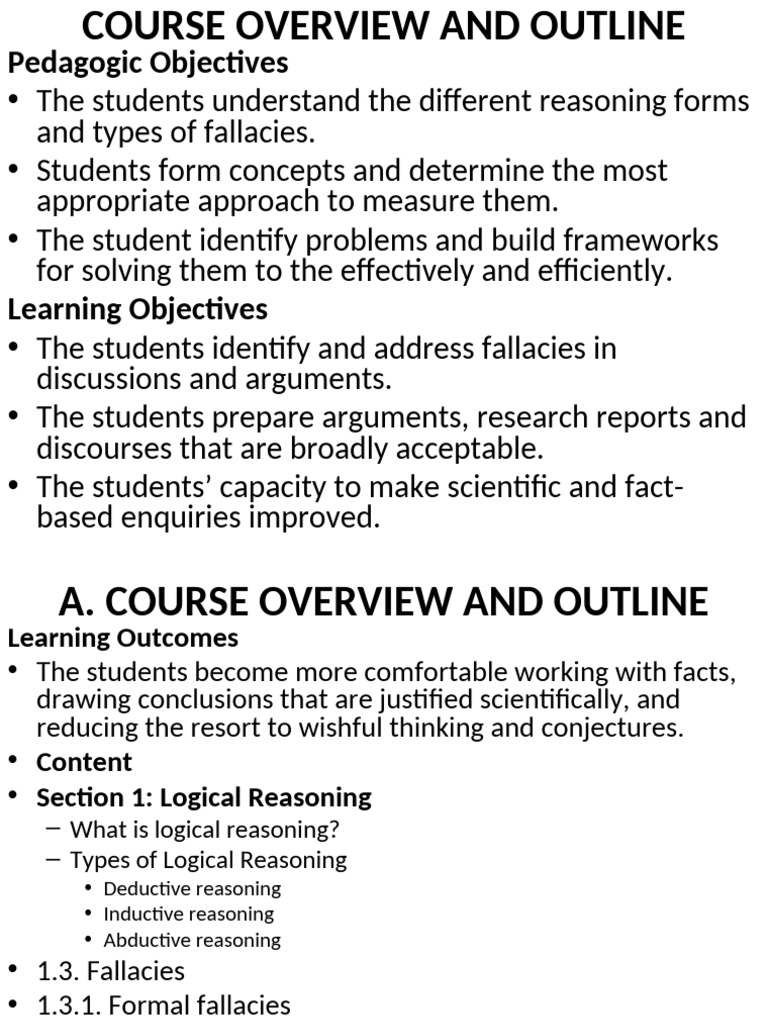 Logical Reasoning Conceptualization and Critical Thinking | PDF ...