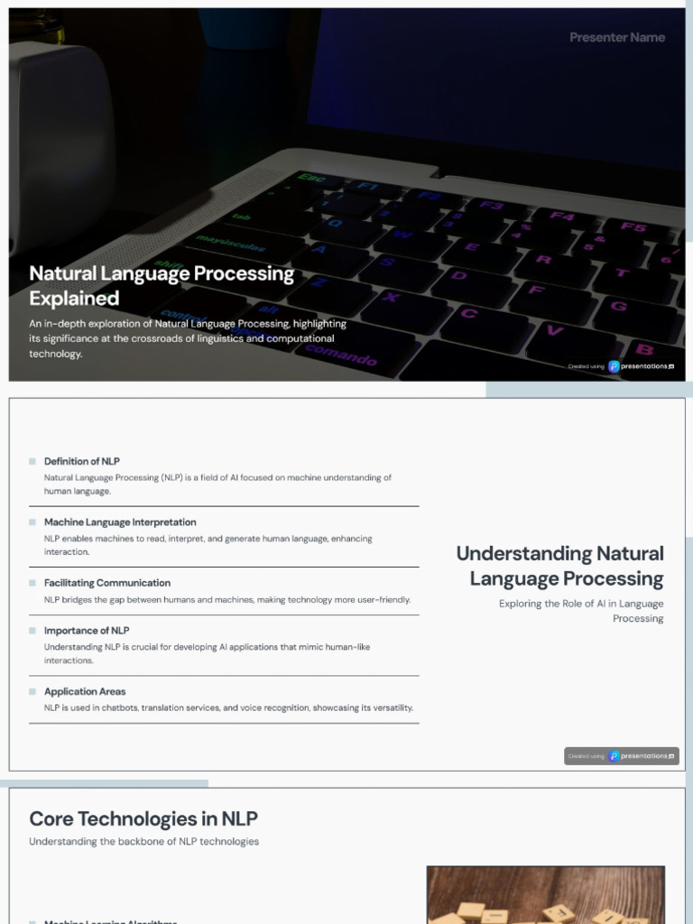 Understanding Natural Language Processing - Concepts and Applications | PDF
