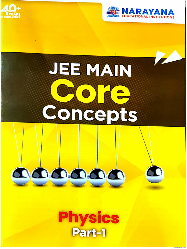 Jee Main Core Concepts - Physics (Part-1) | PDF