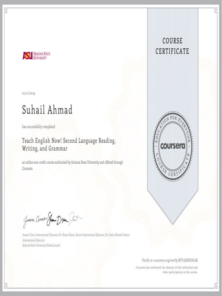 441907983 Coursera Certificate PDF | PDF