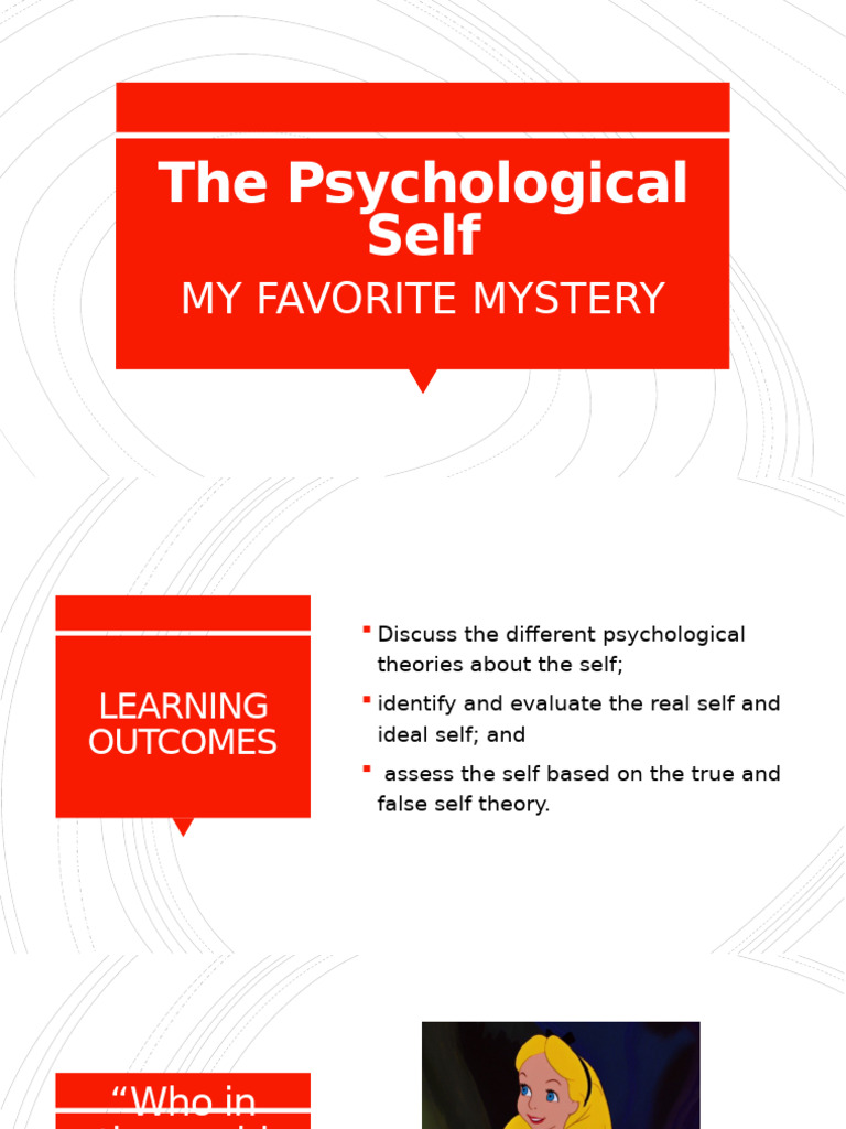 Understanding the Self: Key Theories | PDF | Self Esteem | Self Concept