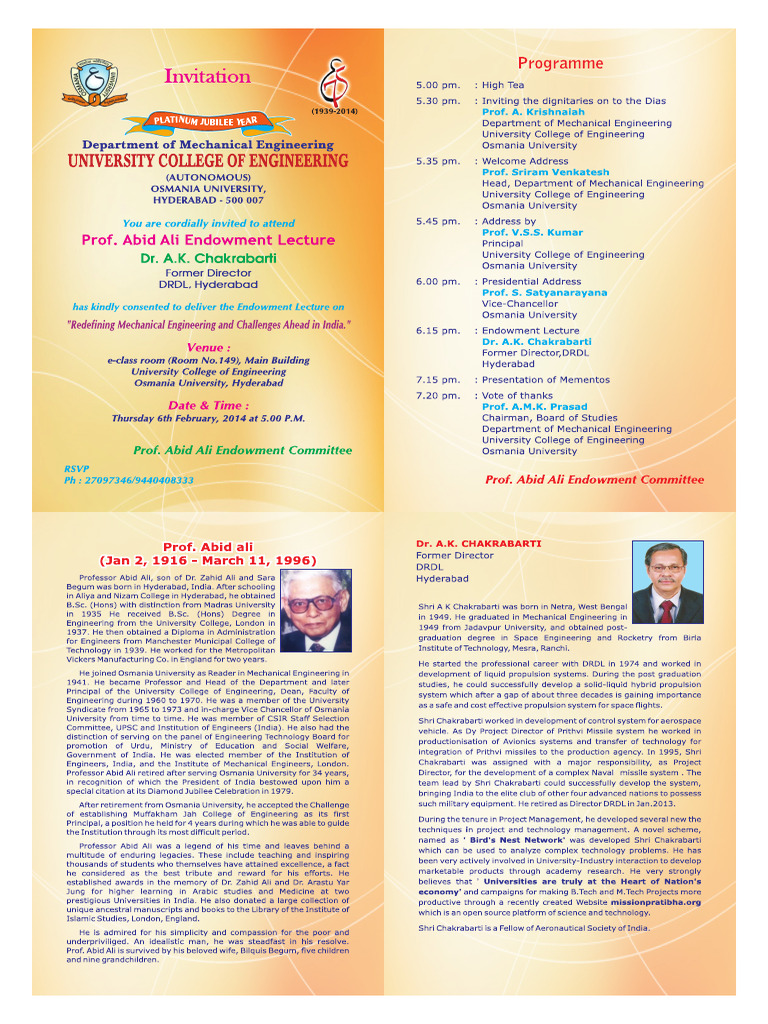 Abid Ali Brochure 1-2-14 | PDF