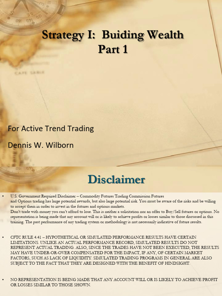 Part 1 2 Strategy I Building Wealth | PDF | Day Trading | Futures Contract