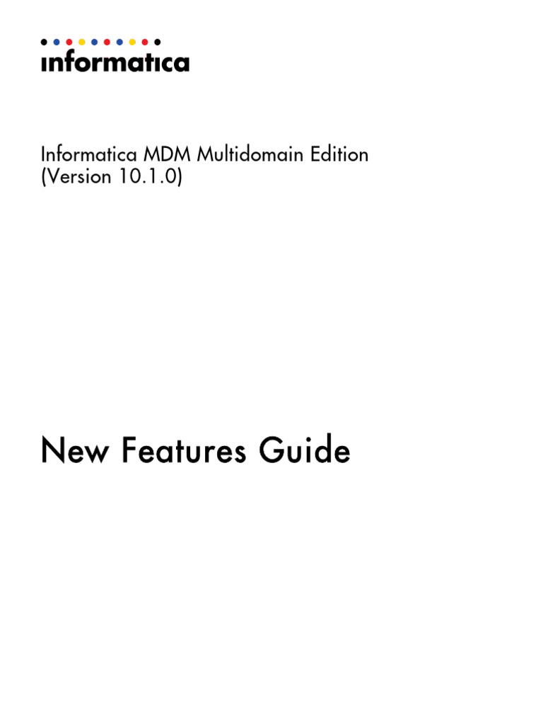 MDM 1010 NewFeaturesGuide en | PDF | Databases | Xml