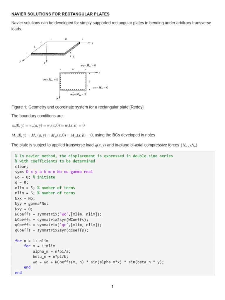 05 NavierSolution E7df9637 4cb5 4a3a 93e7 7c17c080dbca | PDF | Physical ...