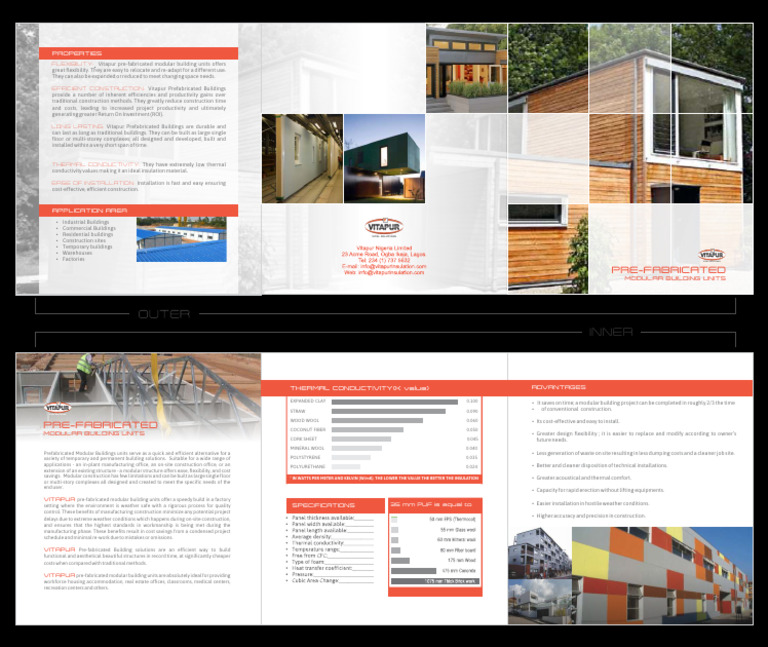 Prefab Brochure | PDF | Building Engineering | Building Technology