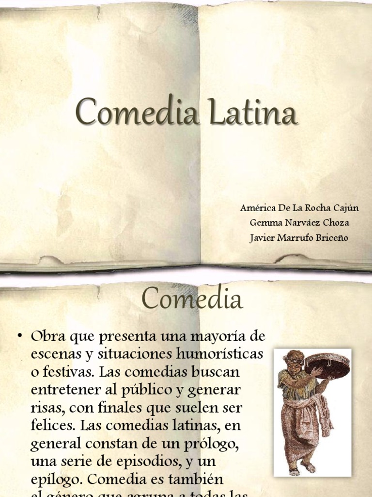 Comedia Latina | PDF | Comedia | Teatro