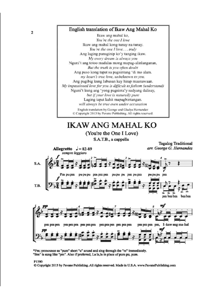 Ikaw Ang Mahal Ko PDF | PDF