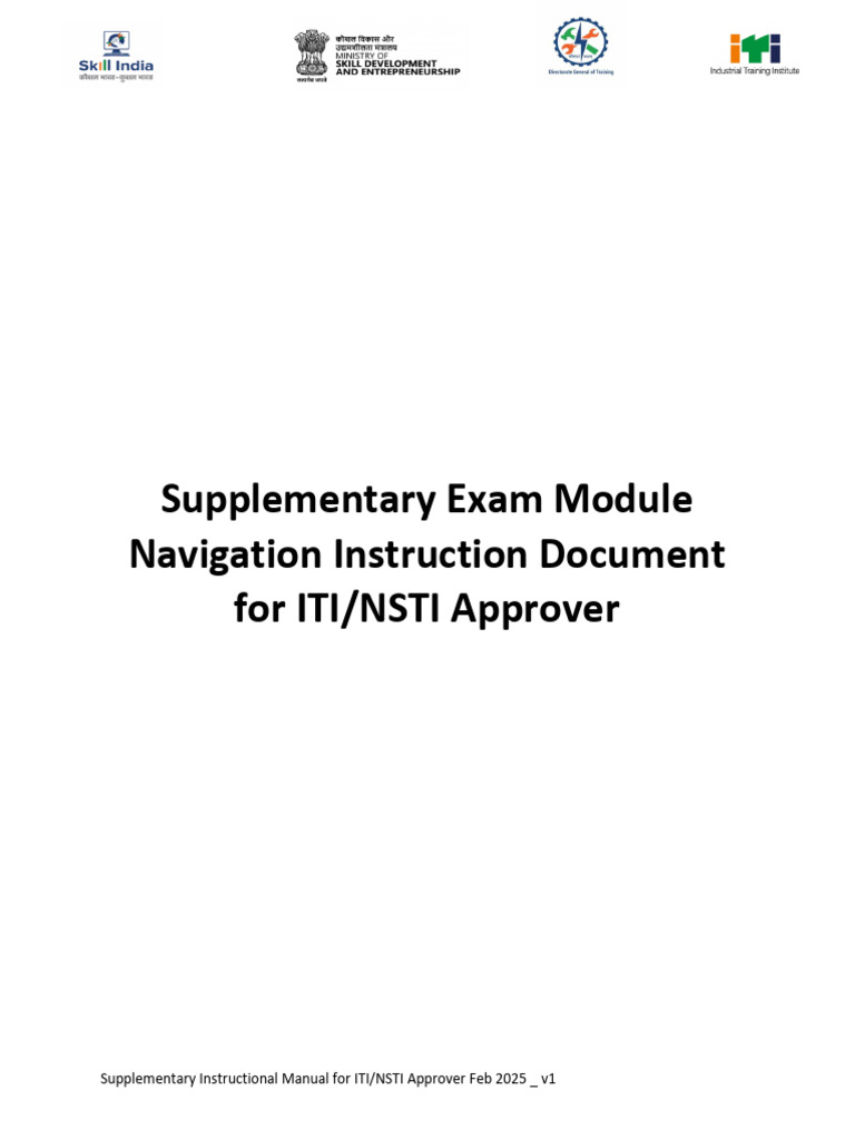 ITI NSTI - Approver - Feb 18 - v1 | PDF | Cyberspace | Computing