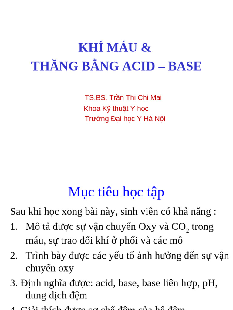 Khi Mau - TB AB Cho CNKTYH 2 - Tín Chỉ | PDF
