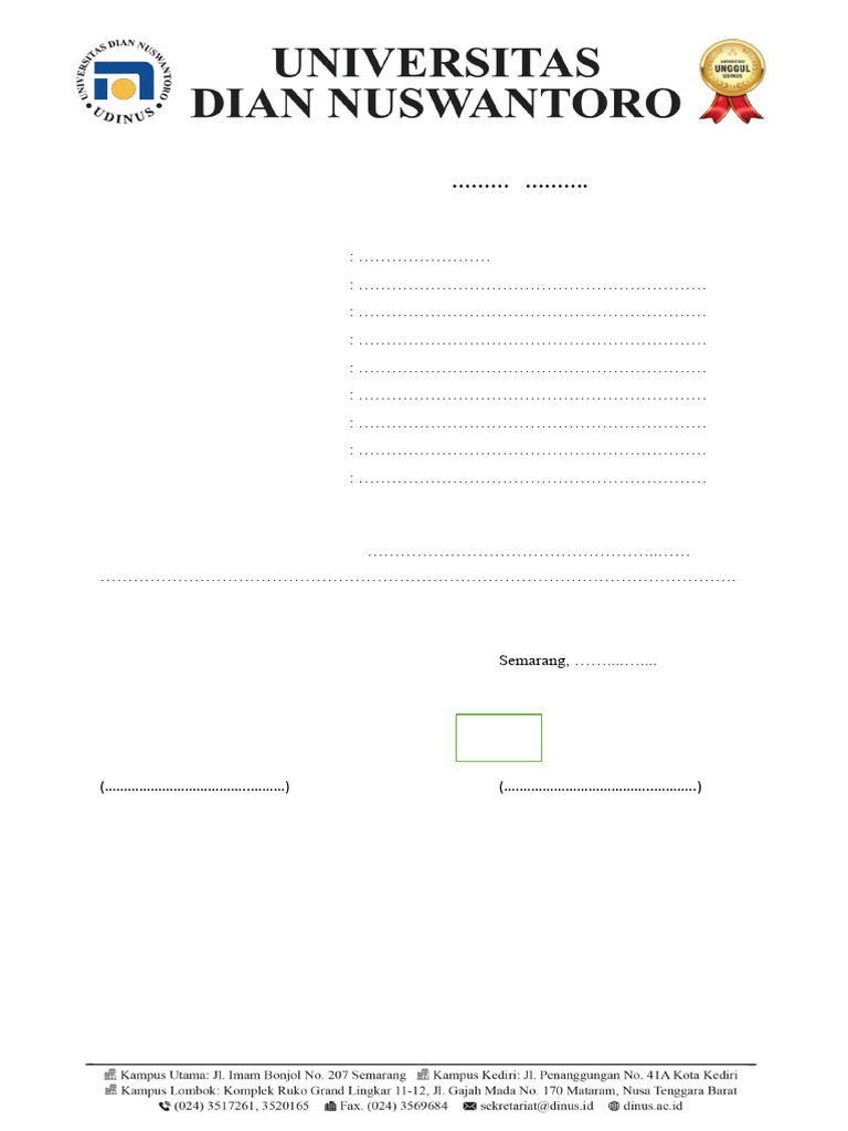 Form Undur Diri SNBP SNBT KOP | PDF