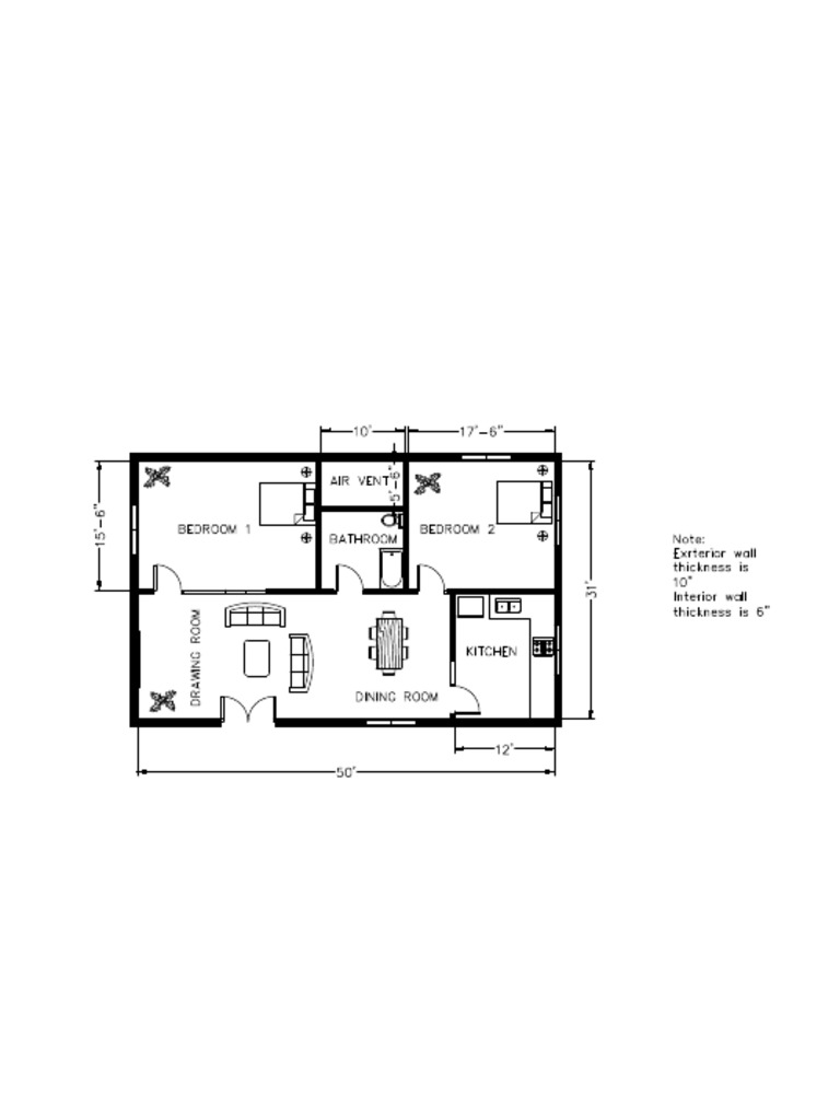 Floor Plan-Model BW | PDF