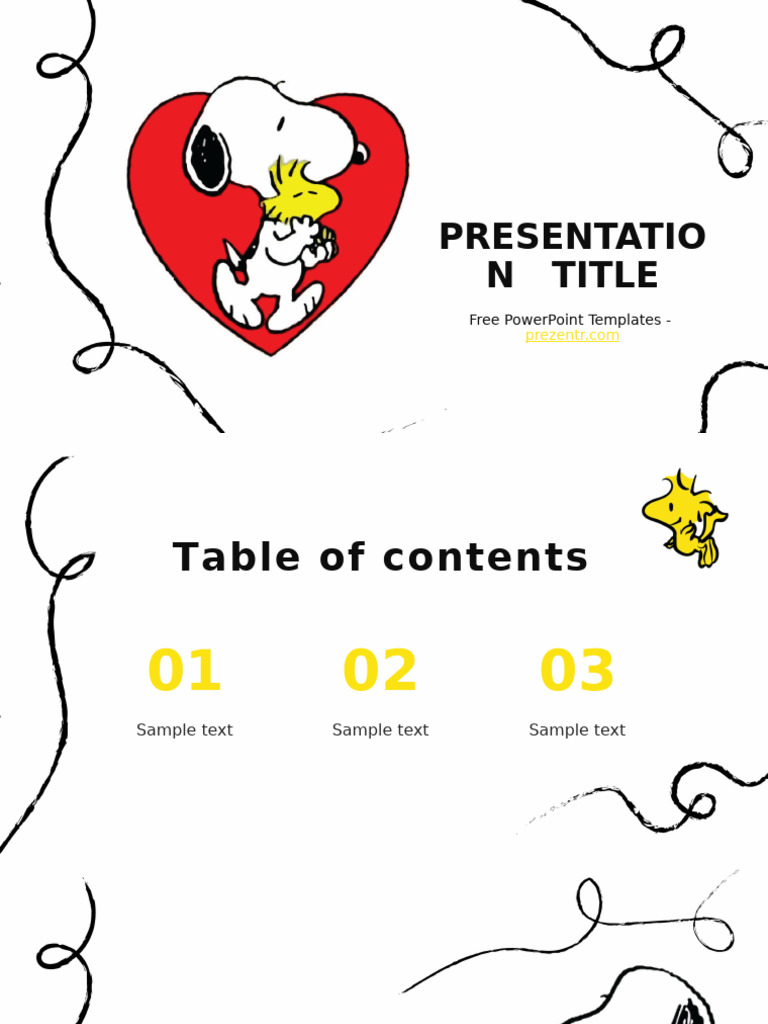 Free Snoopy PowerPoint Template Download | PDF