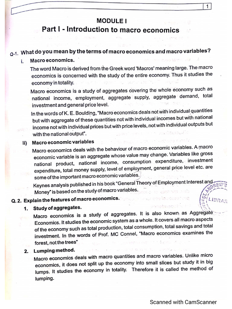 PDF Notes- Module 1 (3) | PDF