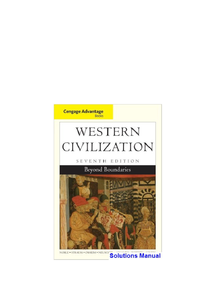 Western Civilization Beyond Boundaries 7th Edition Noble Solutions ...