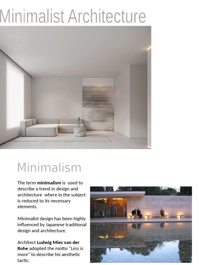 Minimalism in Design and Architecture | PDF