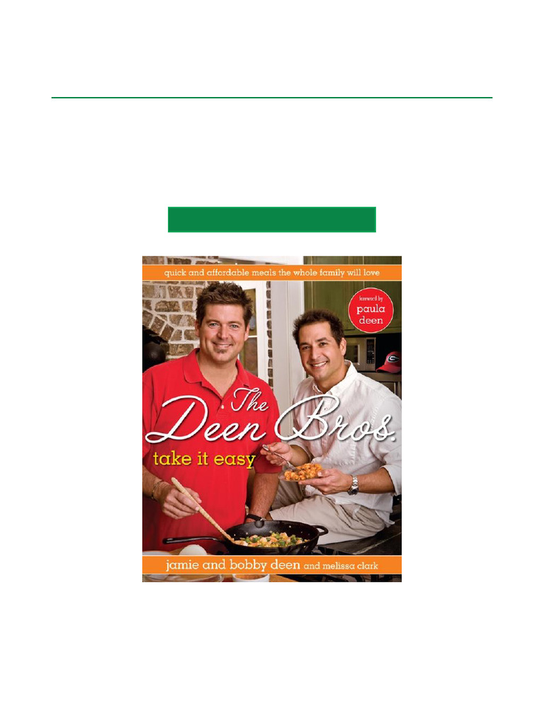 Best Offer The Deen Bros. Take It Easy Quick and Affordable Meals The ...