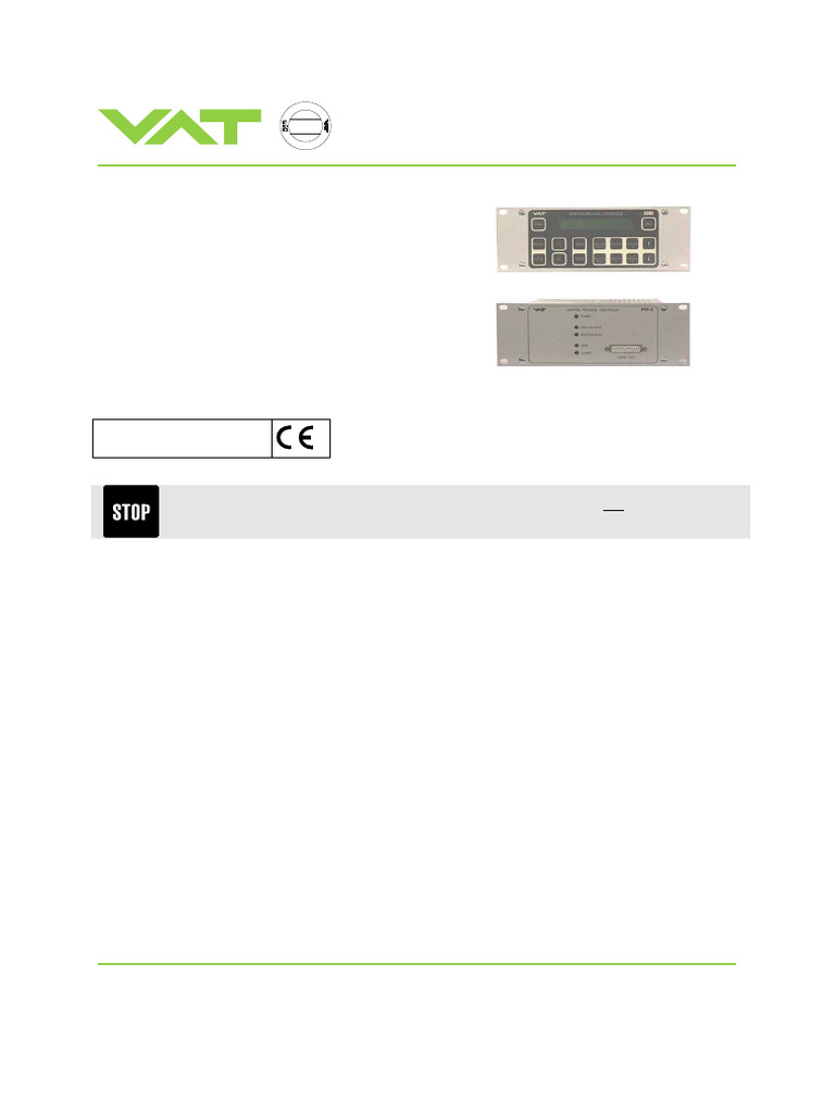 Adaptive Pressure Controller Manual | PDF | Electrical Connector ...