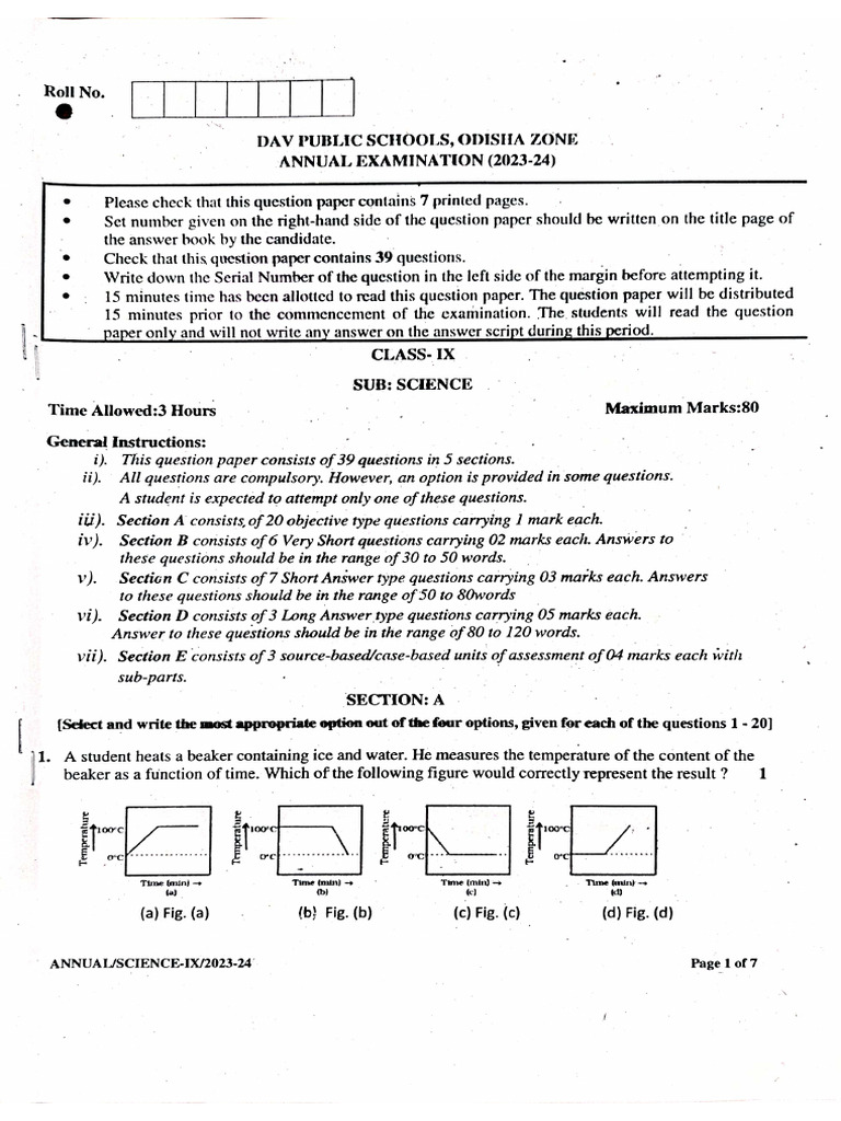 Assignment - Science - Ix | PDF