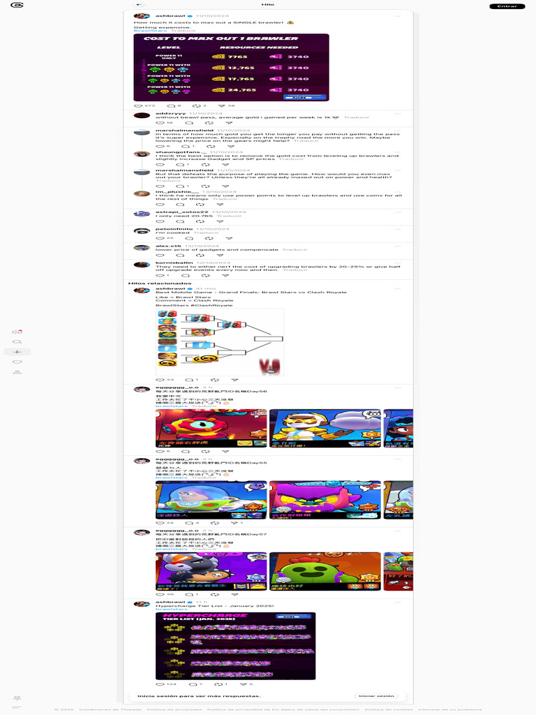 How Much It Costs To Max Out A SINGLE Brawler! ? Getting Expensive. BrawlStars | PDF ...