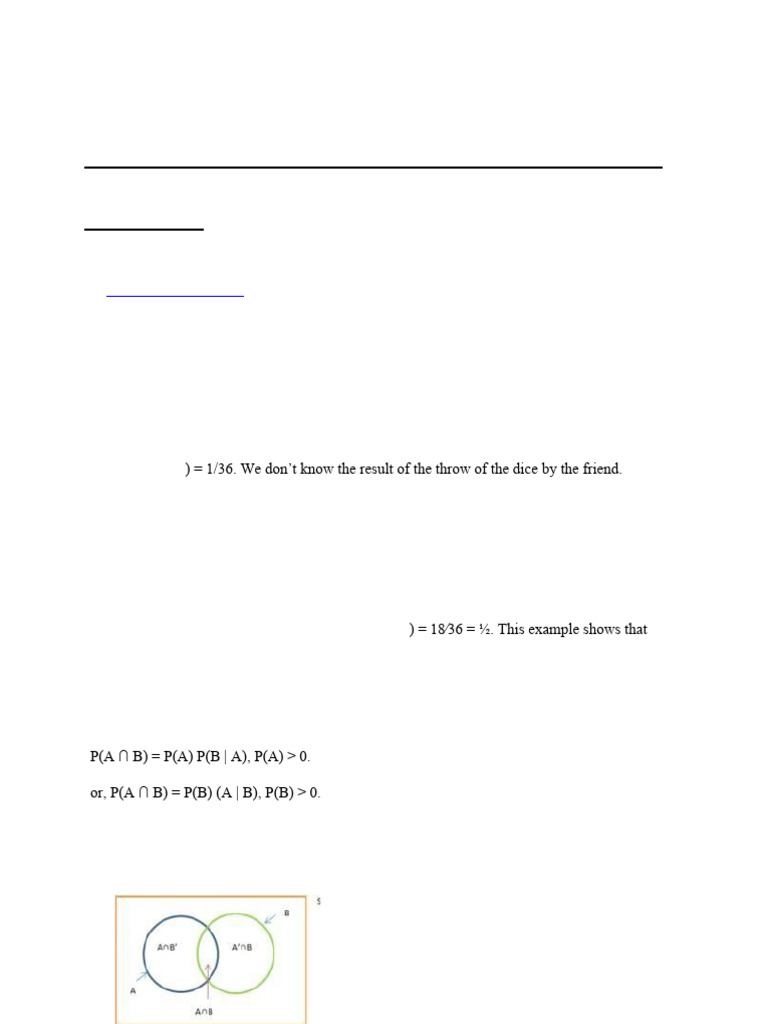 MBA HRD II SEM 206 Multiplication - Theorem - On - Probability | PDF ...