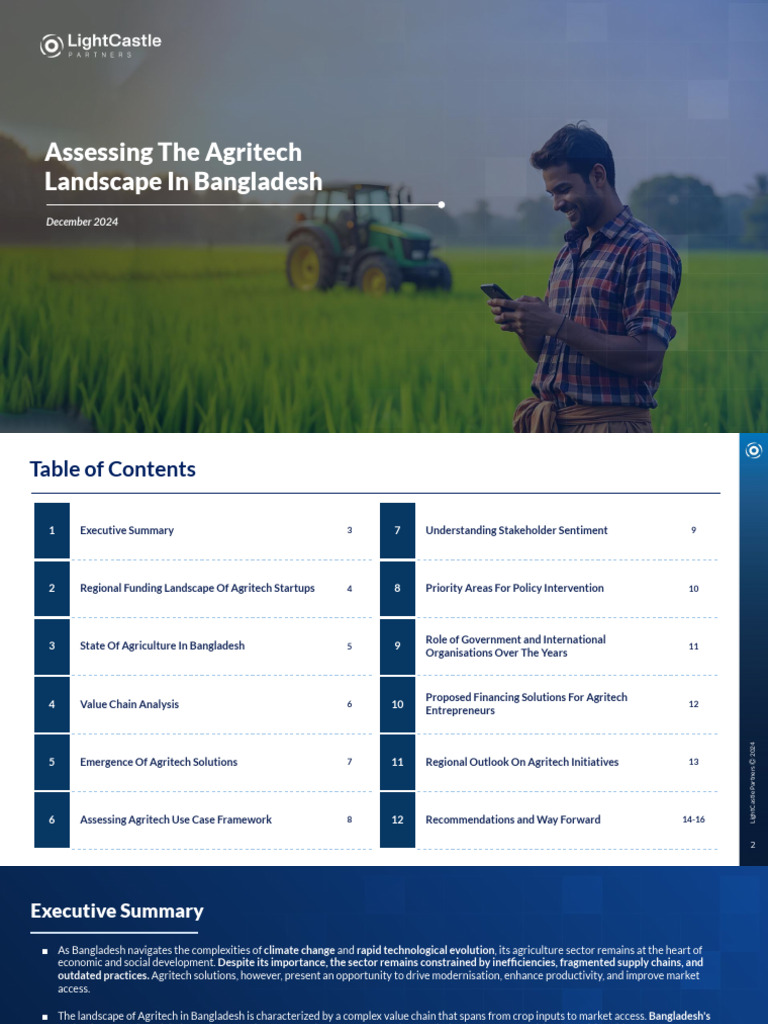 Agritech Landscape Bangladesh 1739189084 | PDF | Agriculture | Startup ...