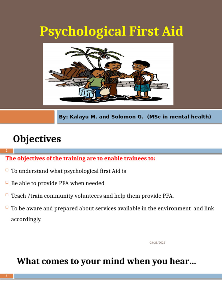 Enhancing Self-Efficacy in PFA Training | PDF | Body Language | Caregiver