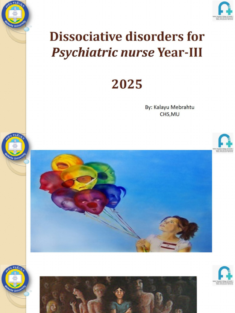 Overview of Dissociative Disorders | PDF
