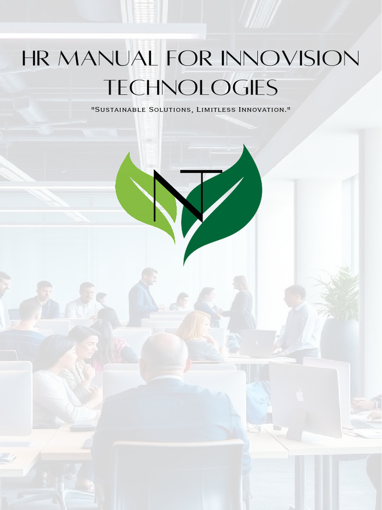 Innovision Technologies HR Manual | PDF | Employment | Employee Retention