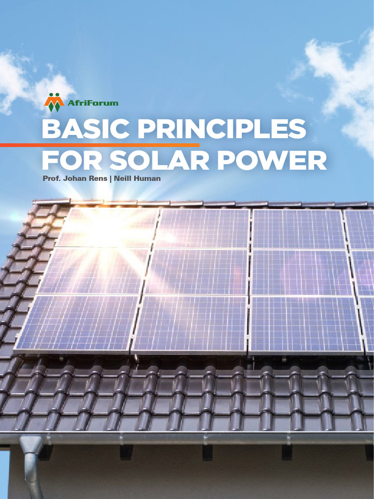 Basic Principles For Solar Power | PDF | Photovoltaic System ...