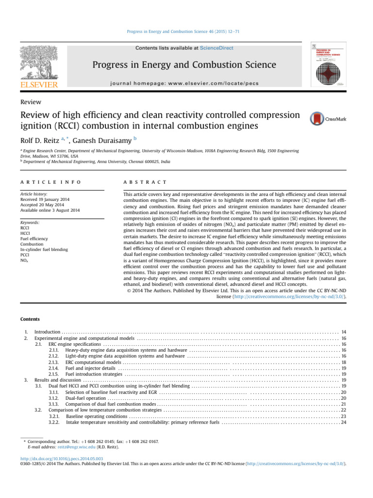 RCCI-1-20 | PDF | Diesel Engine | N Ox
