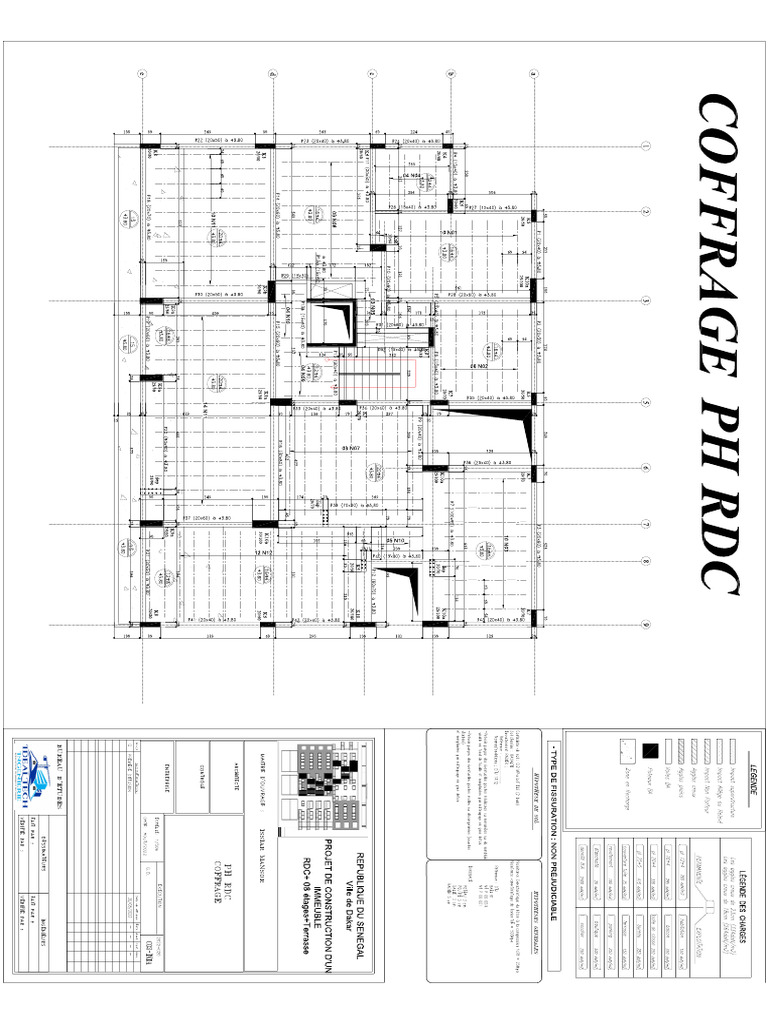 c03 Coffrage PH RDC | PDF