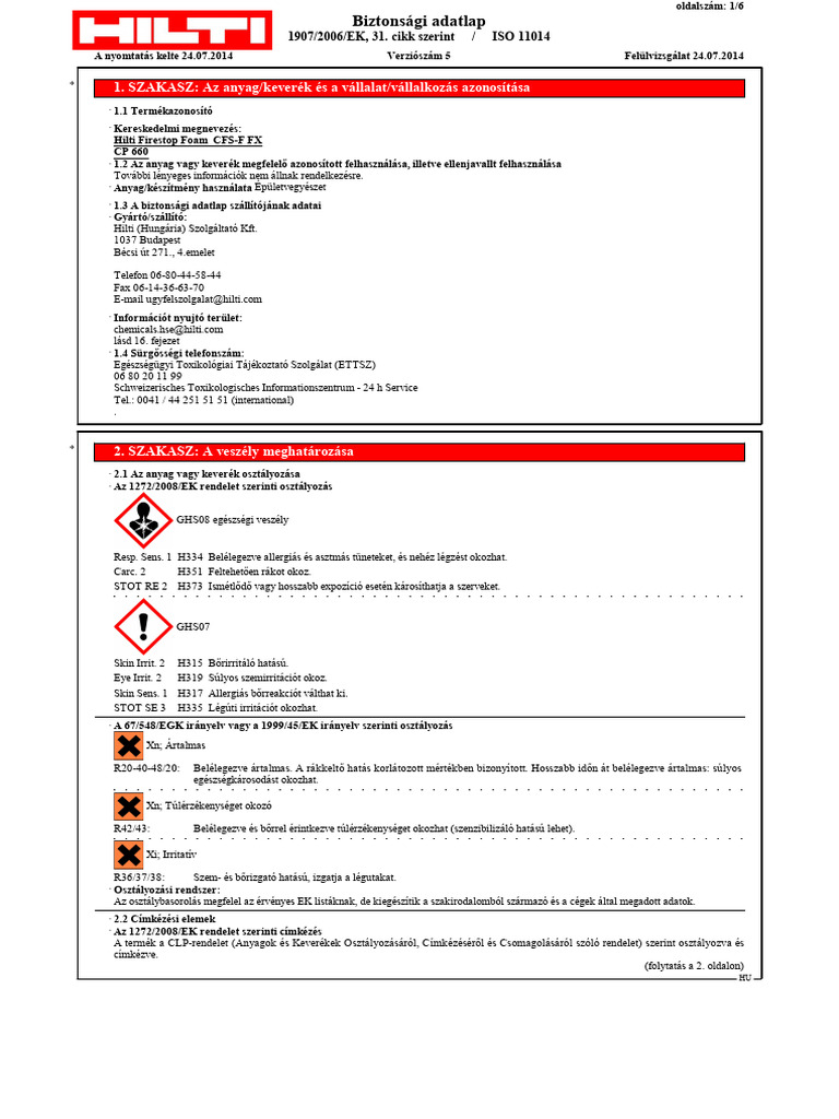 CFS-F FX CP 660 HU Hab | PDF