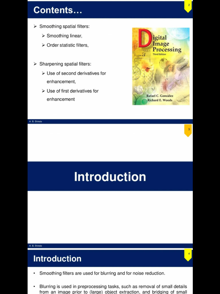 DIP-Unit-2-Spatial filters | PDF