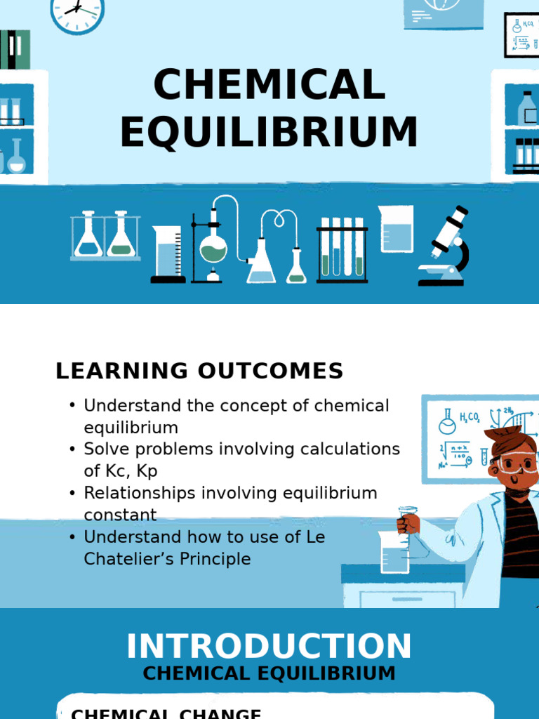 Chemical Equilibrium | PDF | Chemical Equilibrium | Chemical Reactions