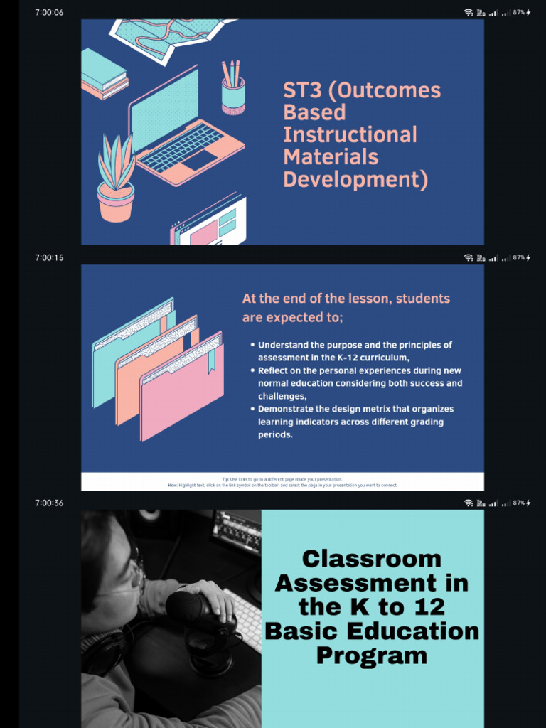 ST3 (Outcomes-Based Instructionsl Materials Development) | PDF