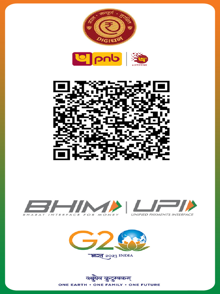 Scan & Pay Using Any Bhim Upi App | PDF