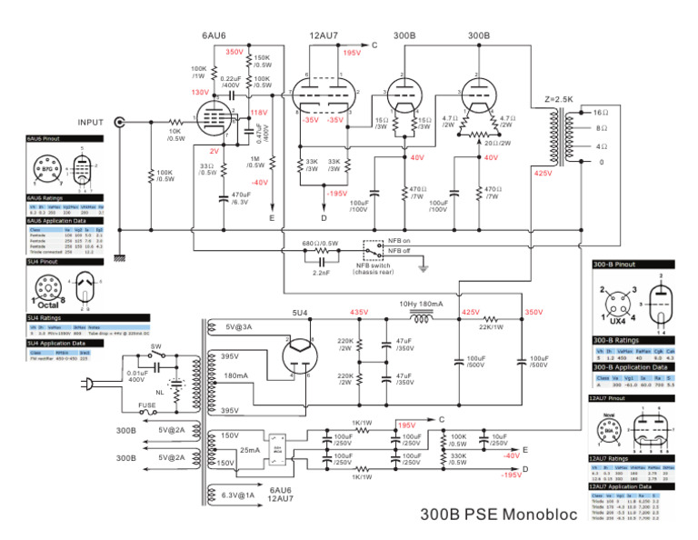 Parallel Single Ended 300B | PDF