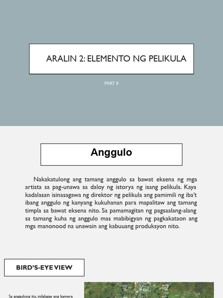 Sinesos - Aralin 2 Part II | PDF