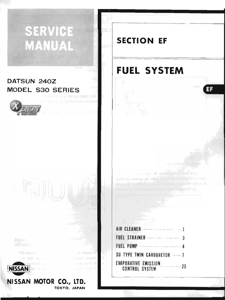 EF Fuel System | PDF
