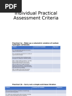 A Level Chemistry AQA CPAC Criteria Checklist | PDF | Risk