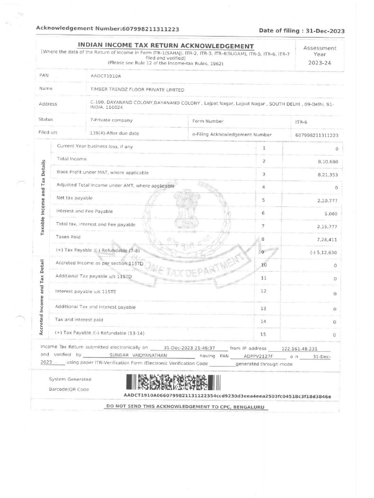 Itr and Computation Ay 2023-24 | PDF