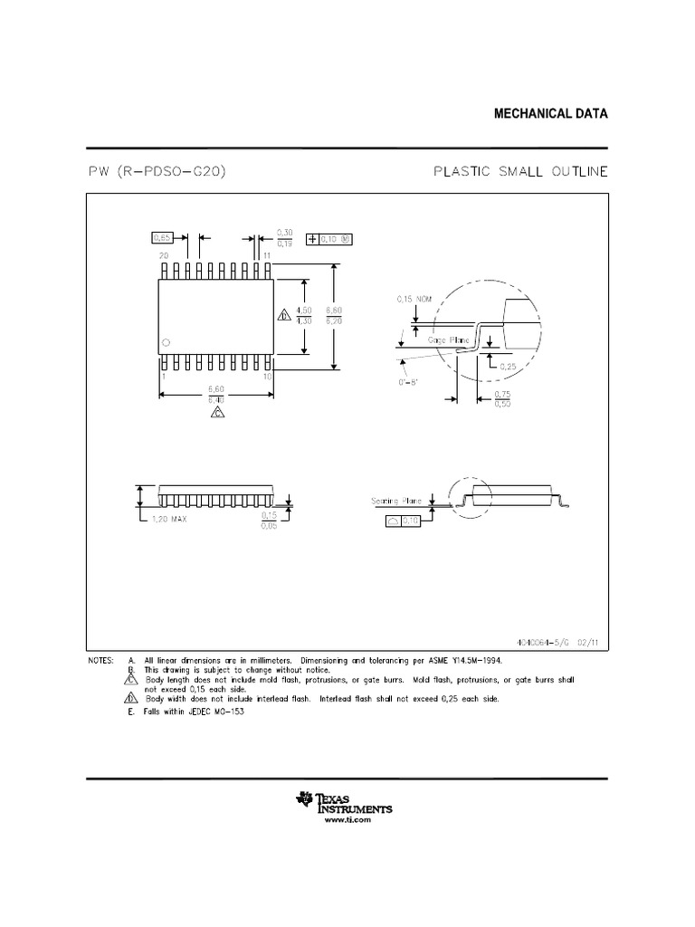 MSP 430 G 2513 | PDF
