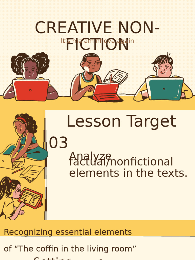 Analyzing Creative Non-Fiction Elements | PDF