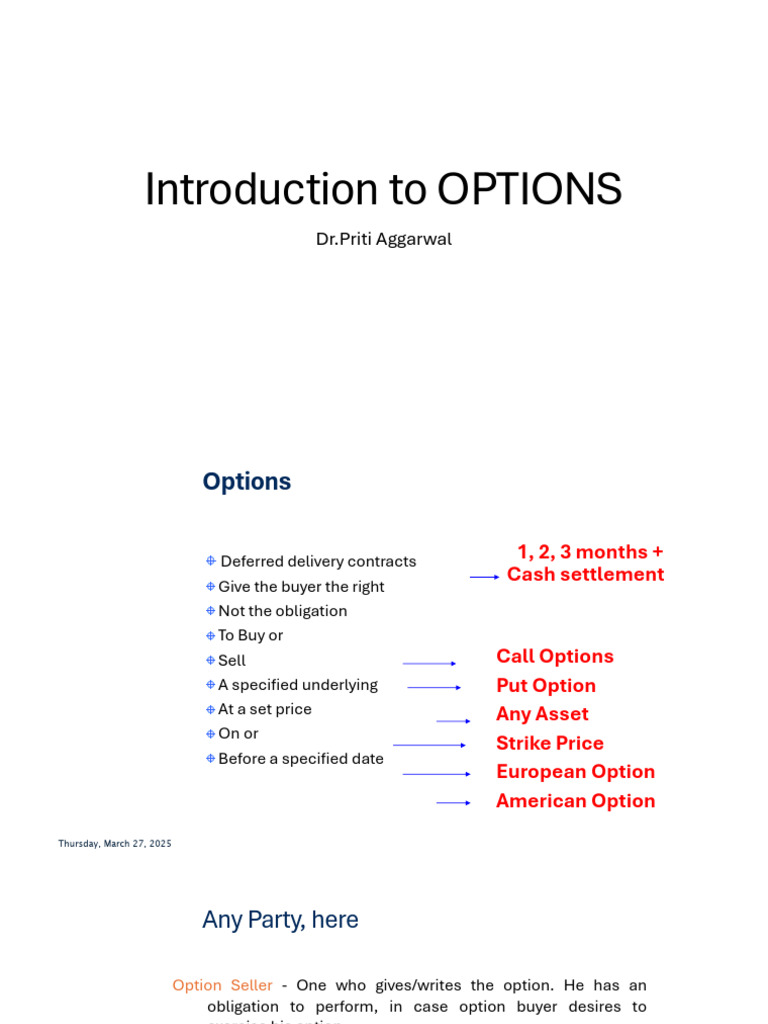 Understanding Options Trading Basics | PDF | Put Option | Option (Finance)