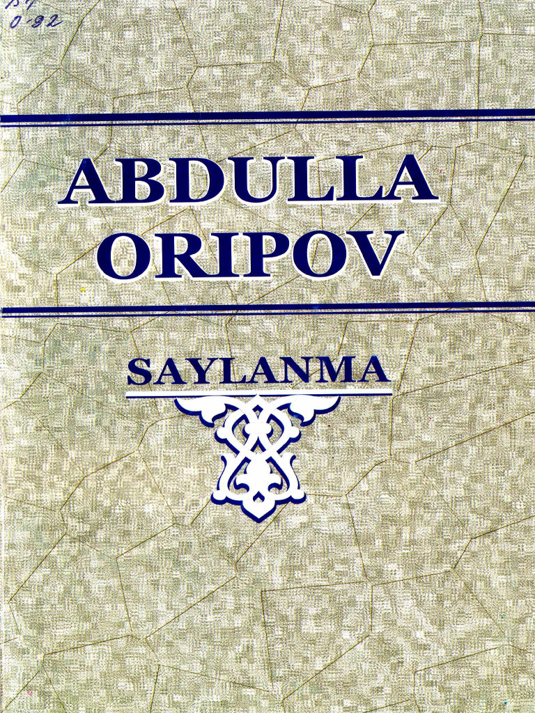 Abdulla Oripov. Saylanma | PDF