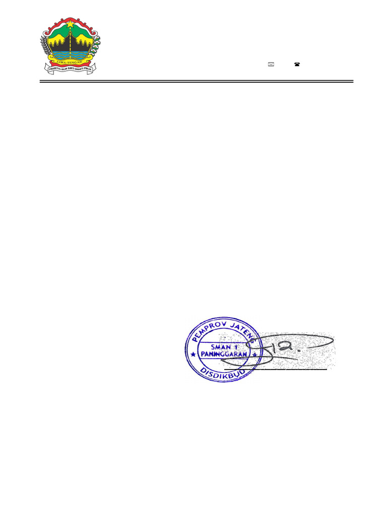 Undangan Penerimaan Rapor Sem 1 24-25 | PDF