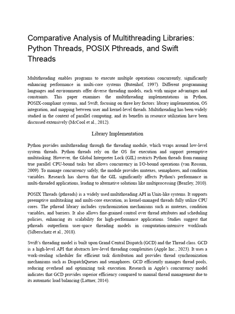 01 - 24341227 - Mohammad Abdullah - Assignment 1 | PDF | Thread (Computing) | Scheduling (Computing)